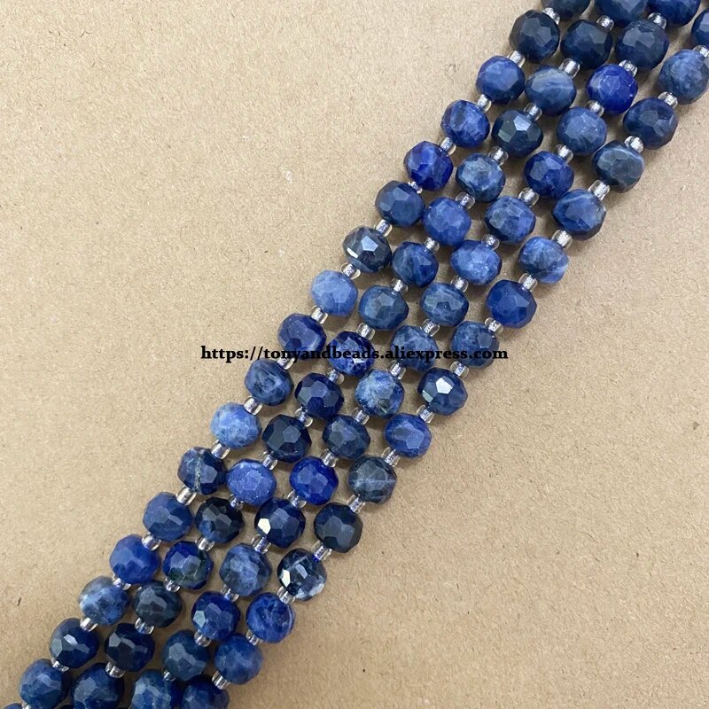 Бусины из темно-синего содалита Tony and Beads