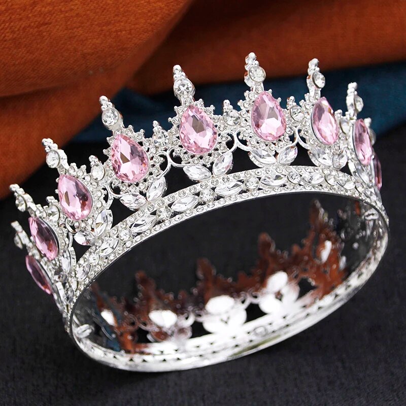Корона для волос Silver Pink, Cenmon