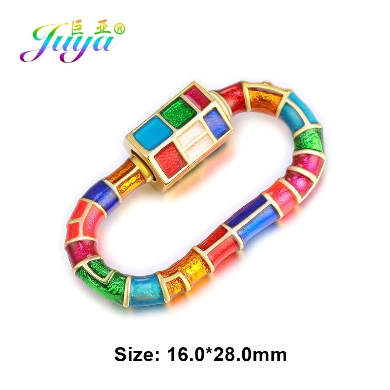 Juya карабин для бижутерии, Gold Colorful