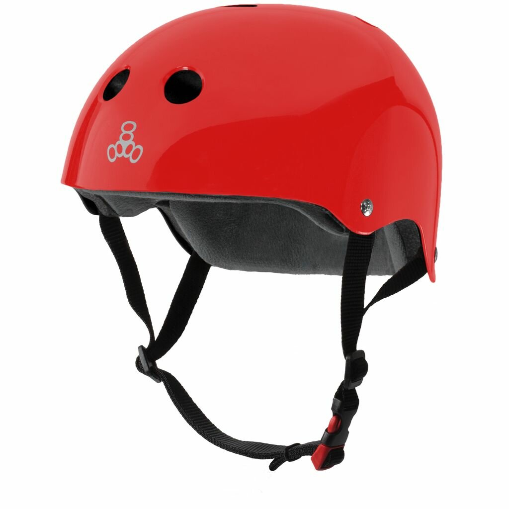 Шлем Triple 8 Certified Sweatsaver Helmet RED GLS, XS/S