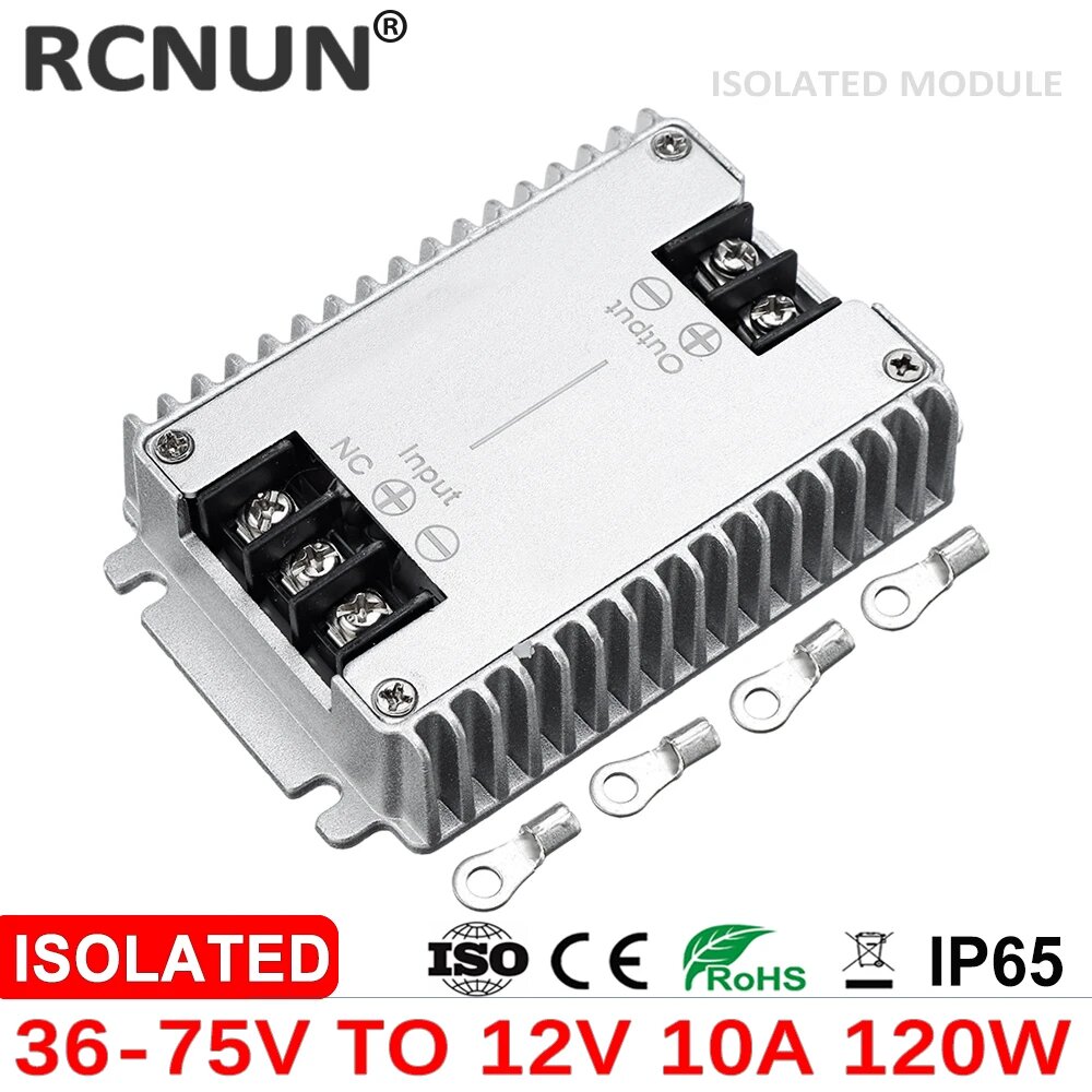RCNUN Конвертер DC/DC 36-75В в 12В 10А