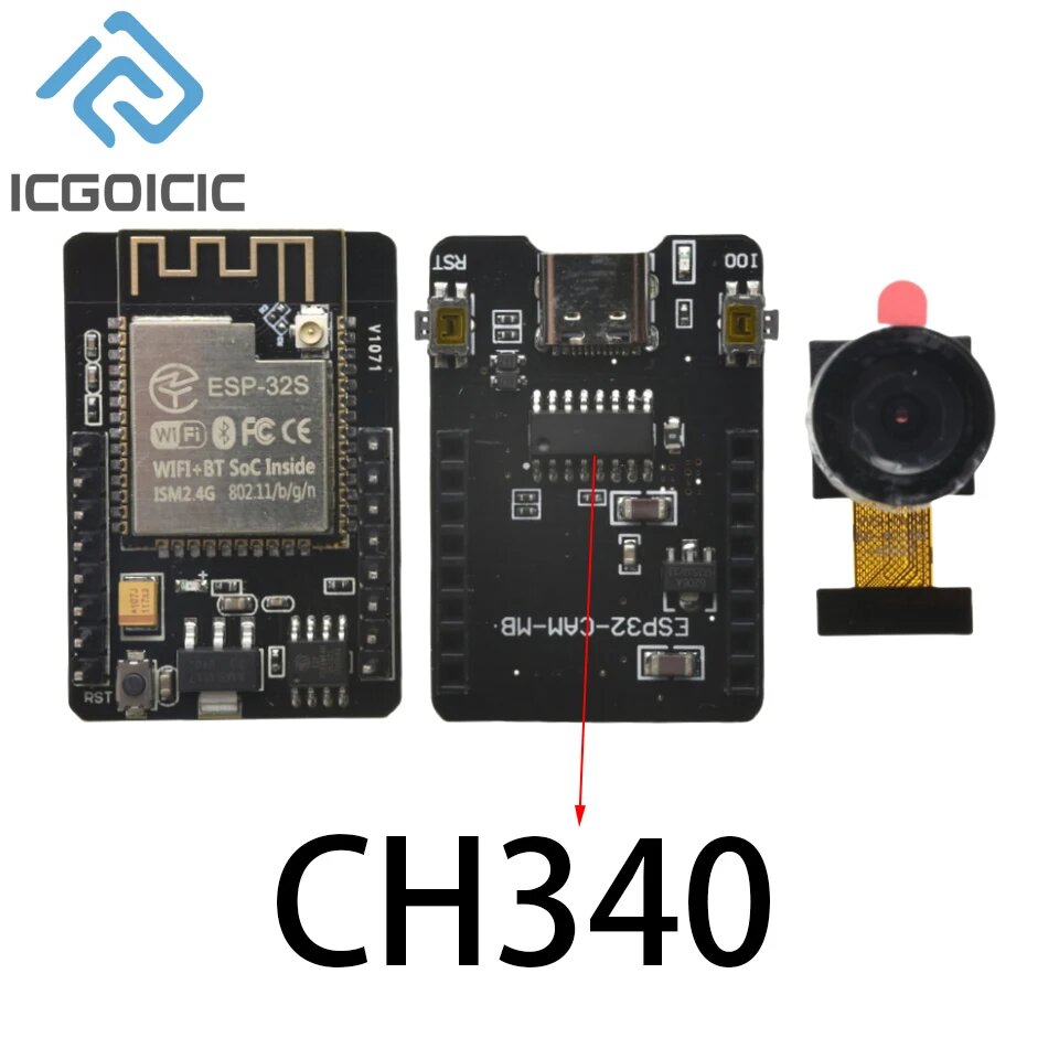 ESP32-CAM WiFi Bluetooth модуль FT232 OV3660 kit