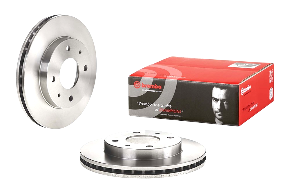BREMBO 09.7043.10 (09704310 / 09705610 / 09705675) диск тормозной Mitsubishi (Мицубиси) Space star (Спейс (Комплект 2 штуки)