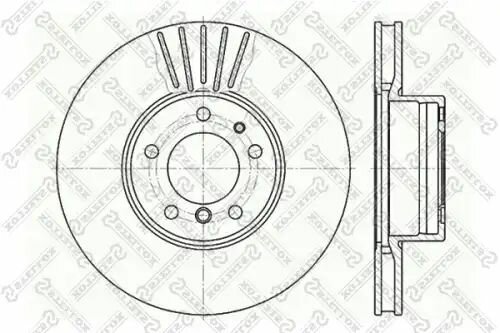 Диск торм. пер. BMW E38/E39 3.5/4.0/5.0