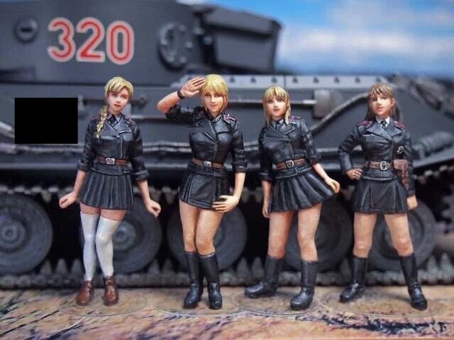 MODX 1/35 Масштабная Армейская Женская Колесница Из Смолы 4 Фигурки