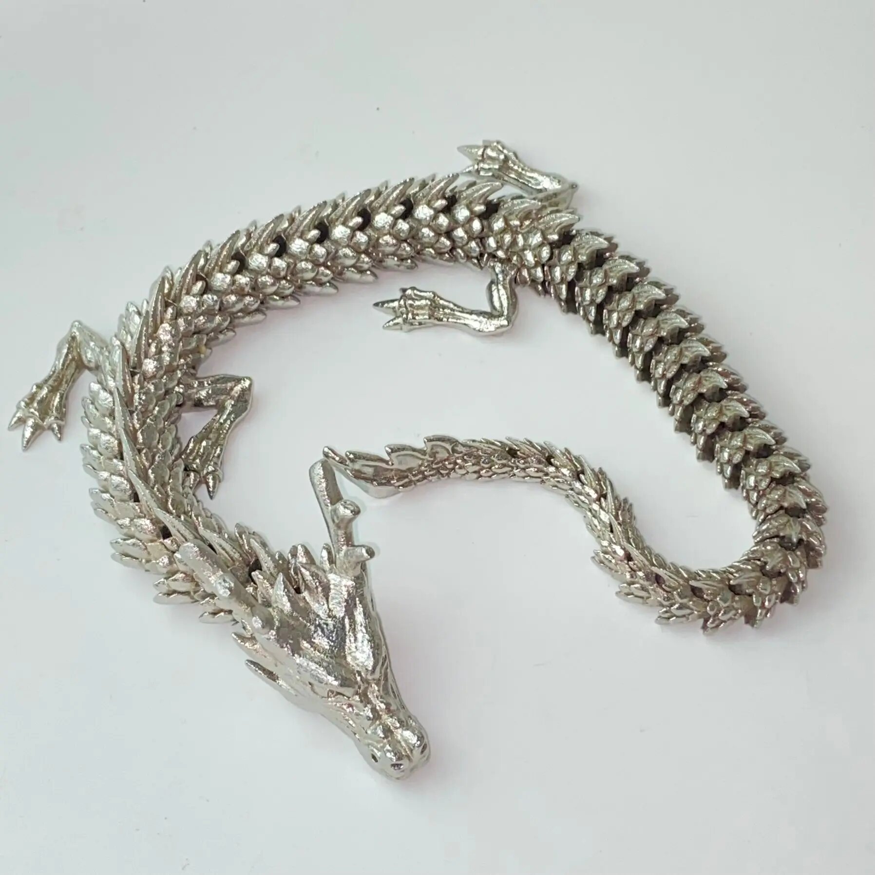 3D-печать на заказ, нержавеющая сталь, металл, SLM, китайский дракон, подарки, украшения, орнамент, подарок, уникальный дизайн, услуги