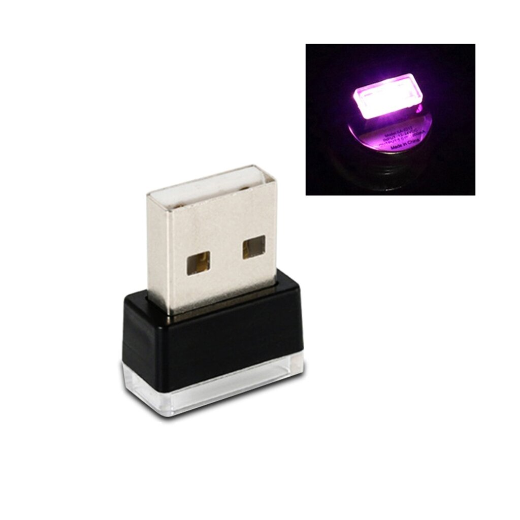 Мини-USB LED Light, RGB Автомобильное Светодиодное Внутреннее Освещение 5V Smart USB LED Atmosphere Light, Подсветка Клавиатуры Ноутбука