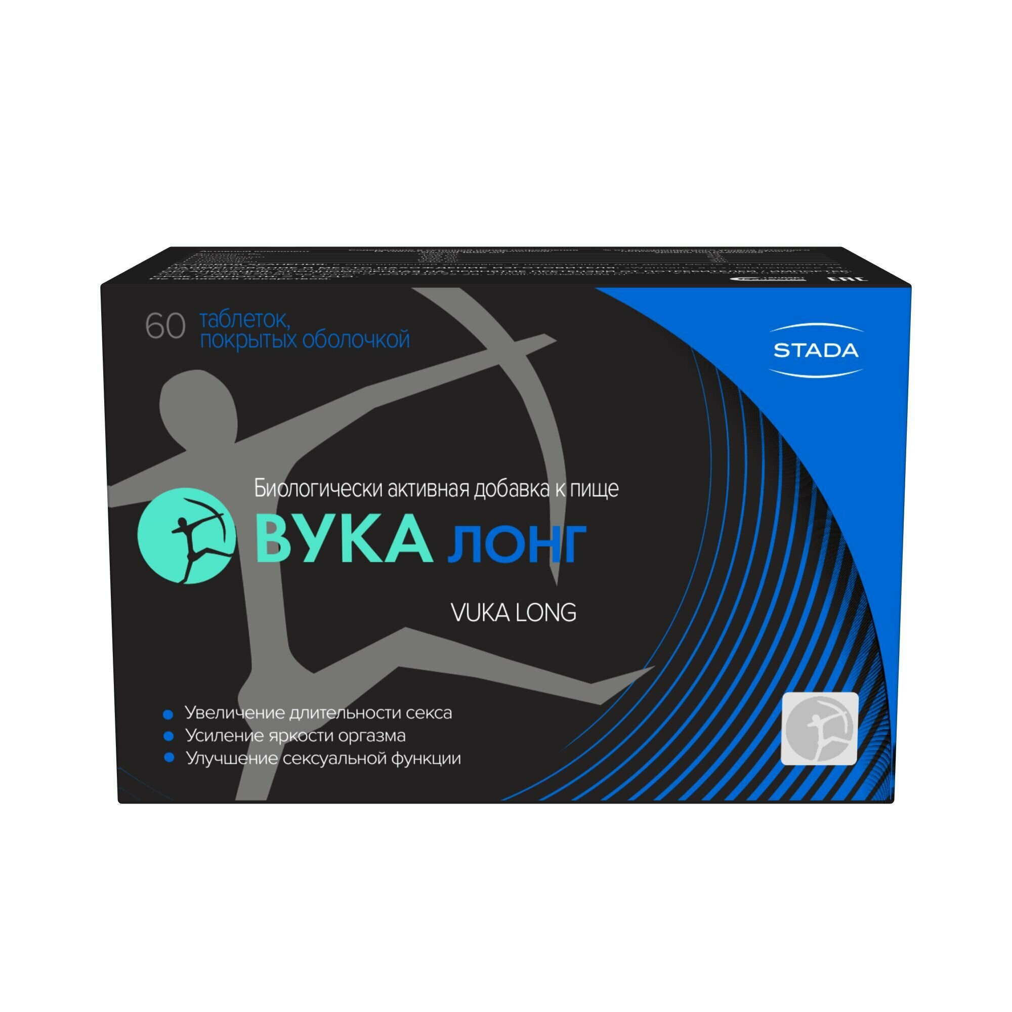 Вука Лонг, таблетки в пленочной оболочке 1600 мг, 60 шт.