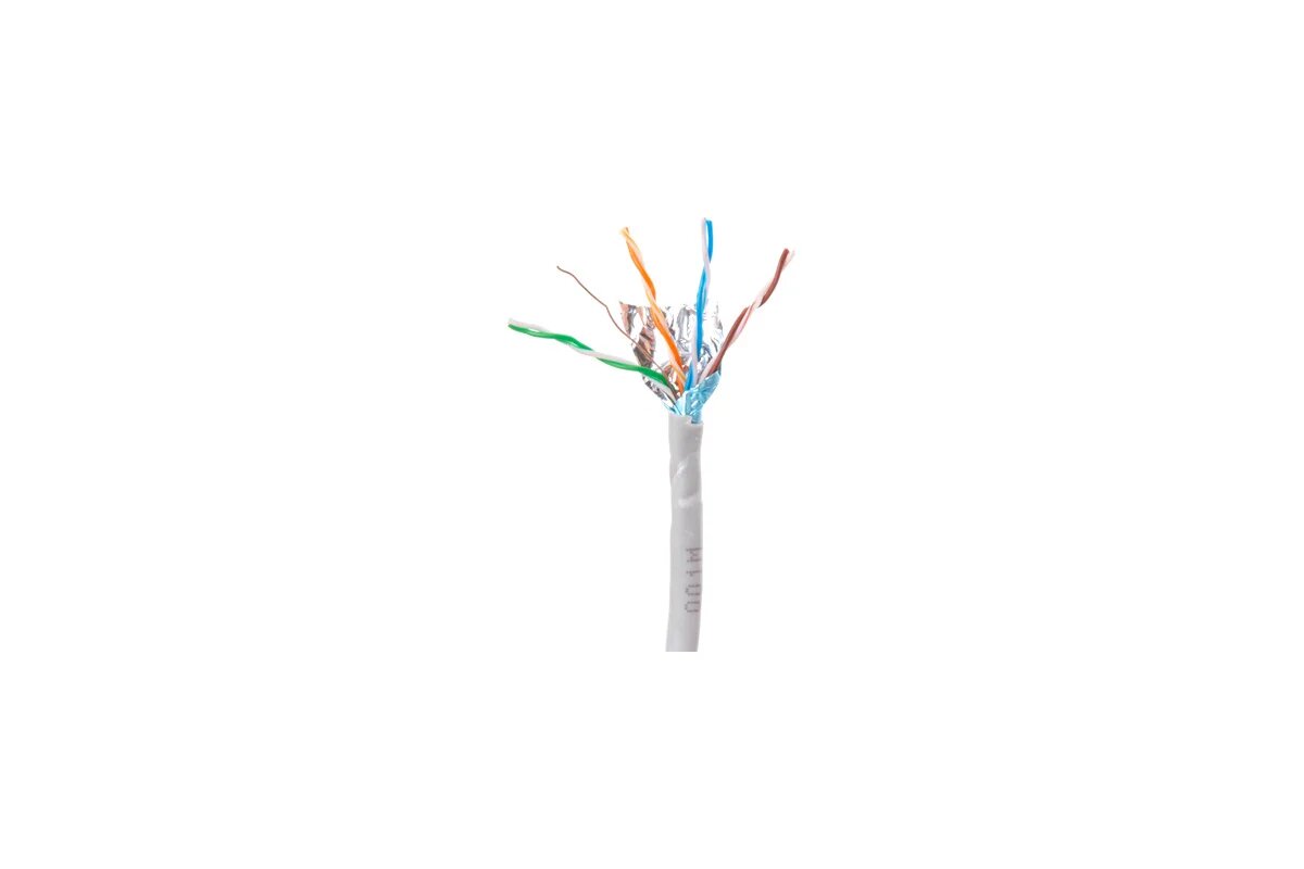 Кабель витая пара юпитер F/UTP Cat5E 4х2х24AWG медь в ПВХ оболочке 305 м (JP3010)