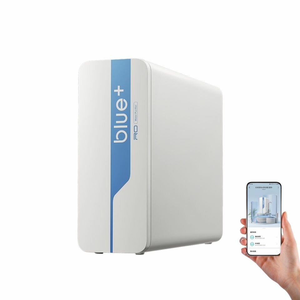 Умный фильтр для воды Viomi Blue+ 600G с обратным осмосом 1500 мл/мин 6 уровней очистки управление через Mihome APP белый