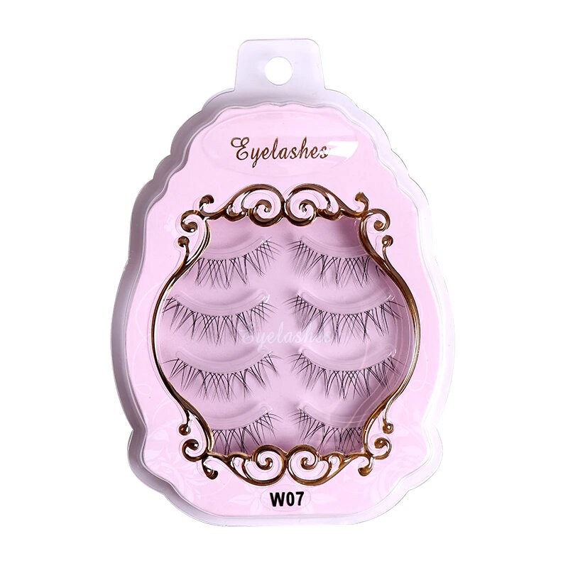 Накладные ресницы LTWEGO W07, 4 пары, цвет 4Pairs