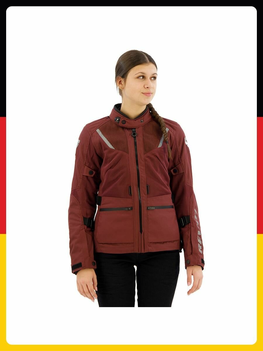 Мотокуртка Revit Levante 2 H2o, бордовый, 34
