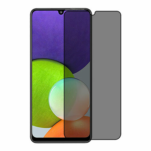 Скрин Мобайл защитный экран для Samsung Galaxy A22 из нано стекло 9H приватное
