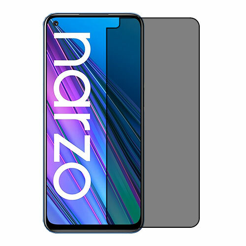 Скрин Мобайл защитный экран для Realme Narzo 30 5G из нано стекло 9H приватное
