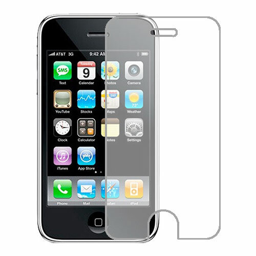 Скрин Мобайл защитный экран для Apple iPhone 3G - 3GS из гидрогелевая плёнка прозрачная