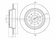 TRUSTING DF855 Тормозной диск Volvo S60 (2000-), S80 (1998-), V70, XC70 (2000-),...