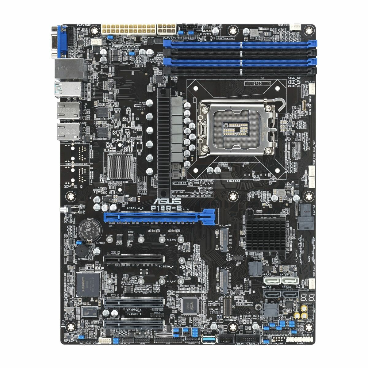 Материнская плата ASUS P13R-E, LGA1700, Intel C266, ATX, RTL (90SB0CS0-M0UAY0)