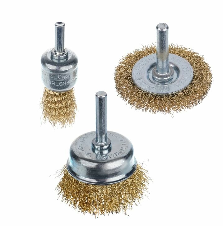 Набор щеток-насадок KRONS HT-383 для дрели 3 шт