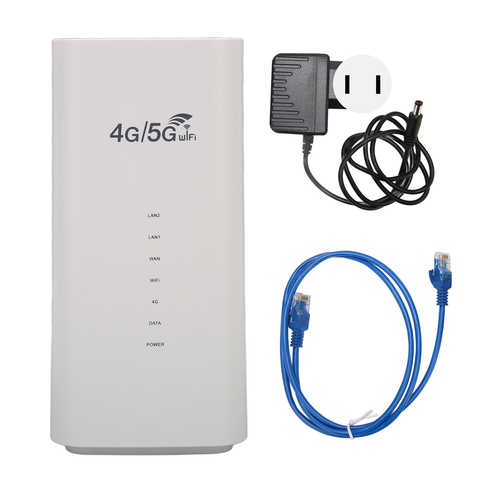 Маршрутизатор 4G LTE со слотом для SIM-карты, 4 антенны, до 32 пользователей, беспроводной Wi-Fi CPE, Wi-Fi-маршрутизатор для офиса, 100‑240 В, белая вилка стандарта США