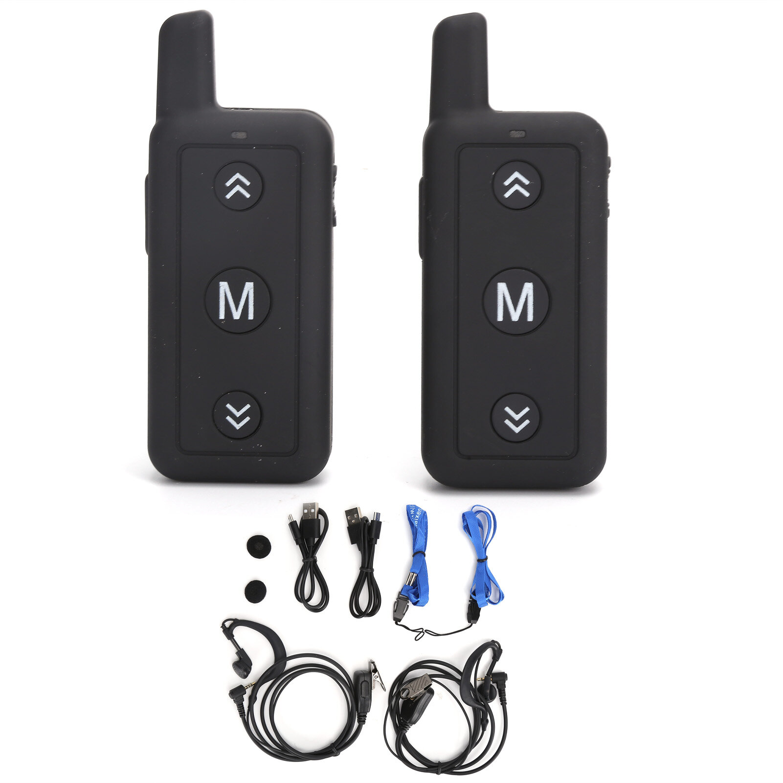 1 Пара мини -ходьбы Talkies Long Drange Portable Двухчастотное радио для торговых торговых центров Restaurantv109