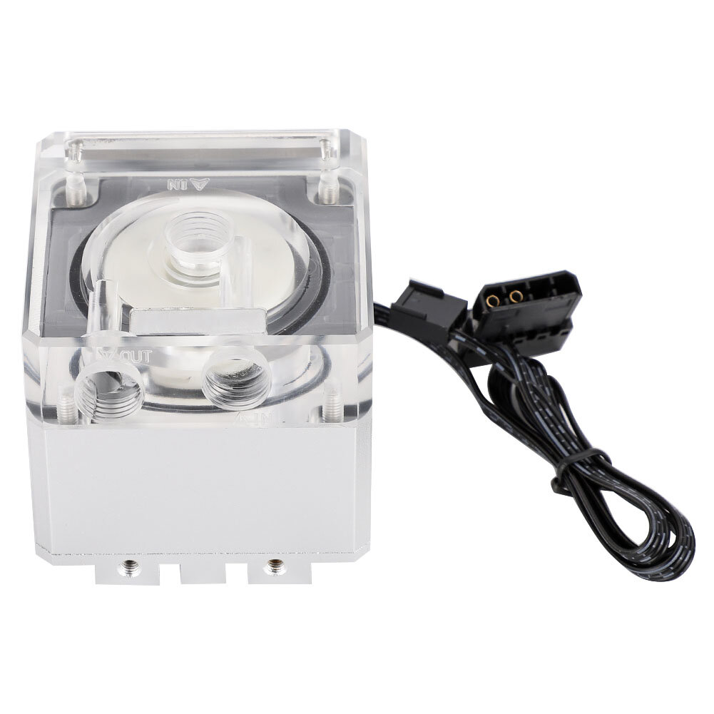 Насос для СВО, 3000 об/мин, расход 800 л/ч, 3.5 м напор, серебристый