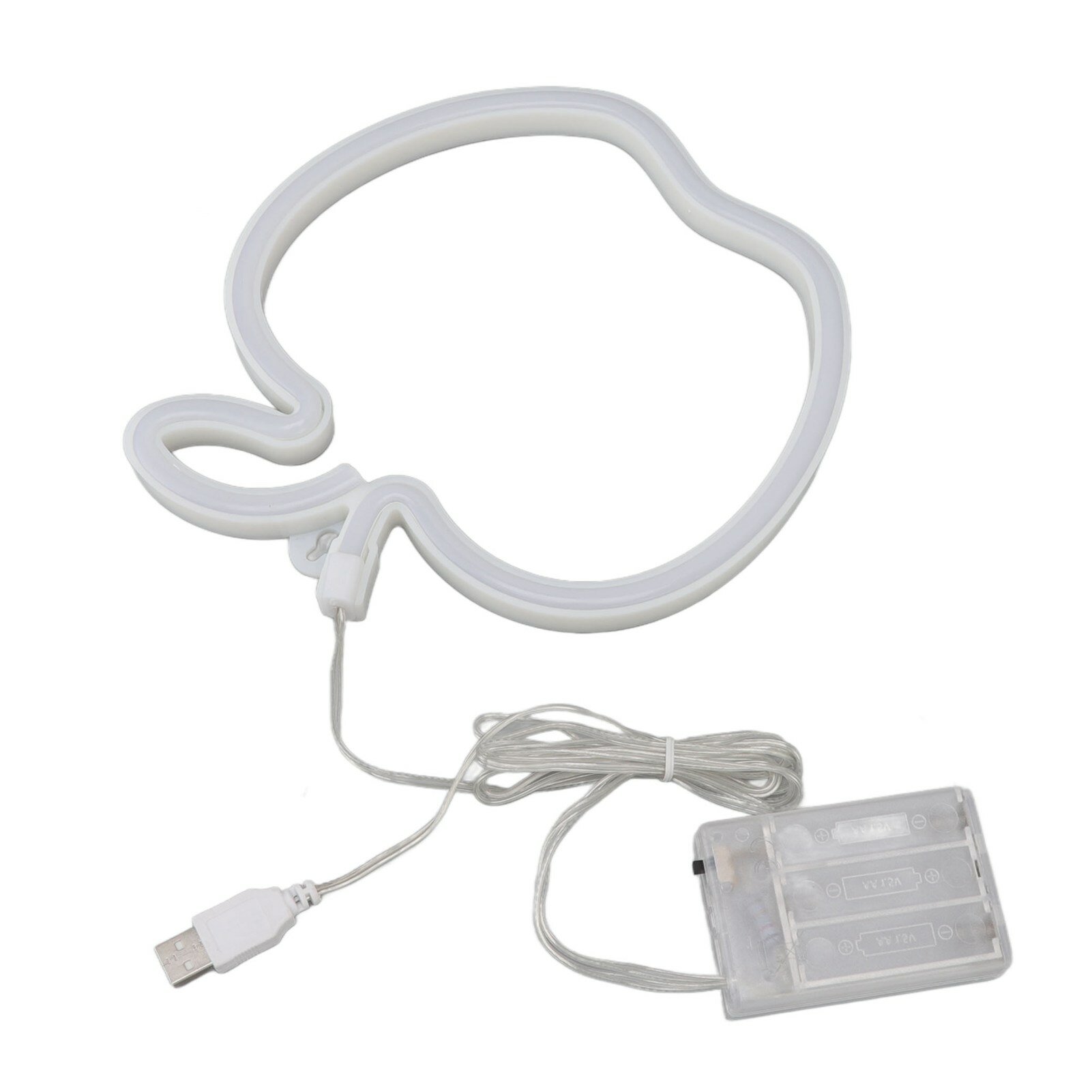 Светодиодная неоновая вывеска в виде фруктов, питание от USB-батарей, высокая безопасность, широко используется, красный неоновый свет для спальни, вечеринки, заднего двора.