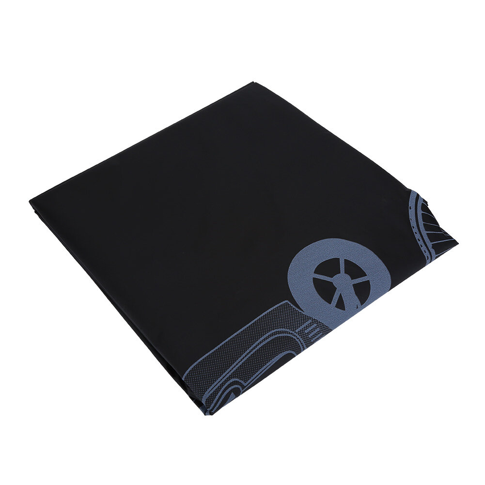 Водонепроницаемый дождевик с защитой от пыли для велосипеда, скутера, мотоцикла (черный)