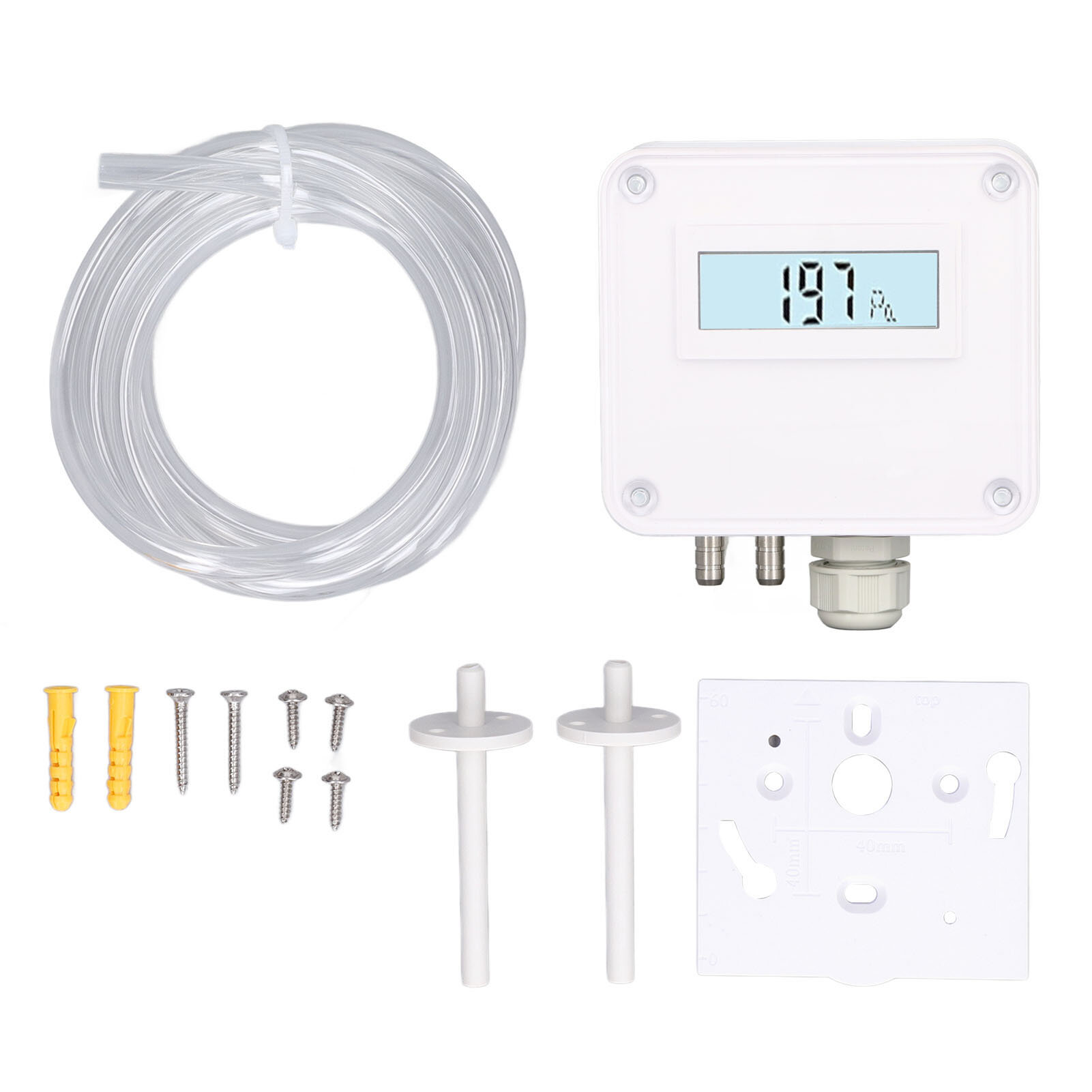 Датчик микродифференциала давления с интеллектуальным цифровым дисплеем и датчиком давления воздуха.