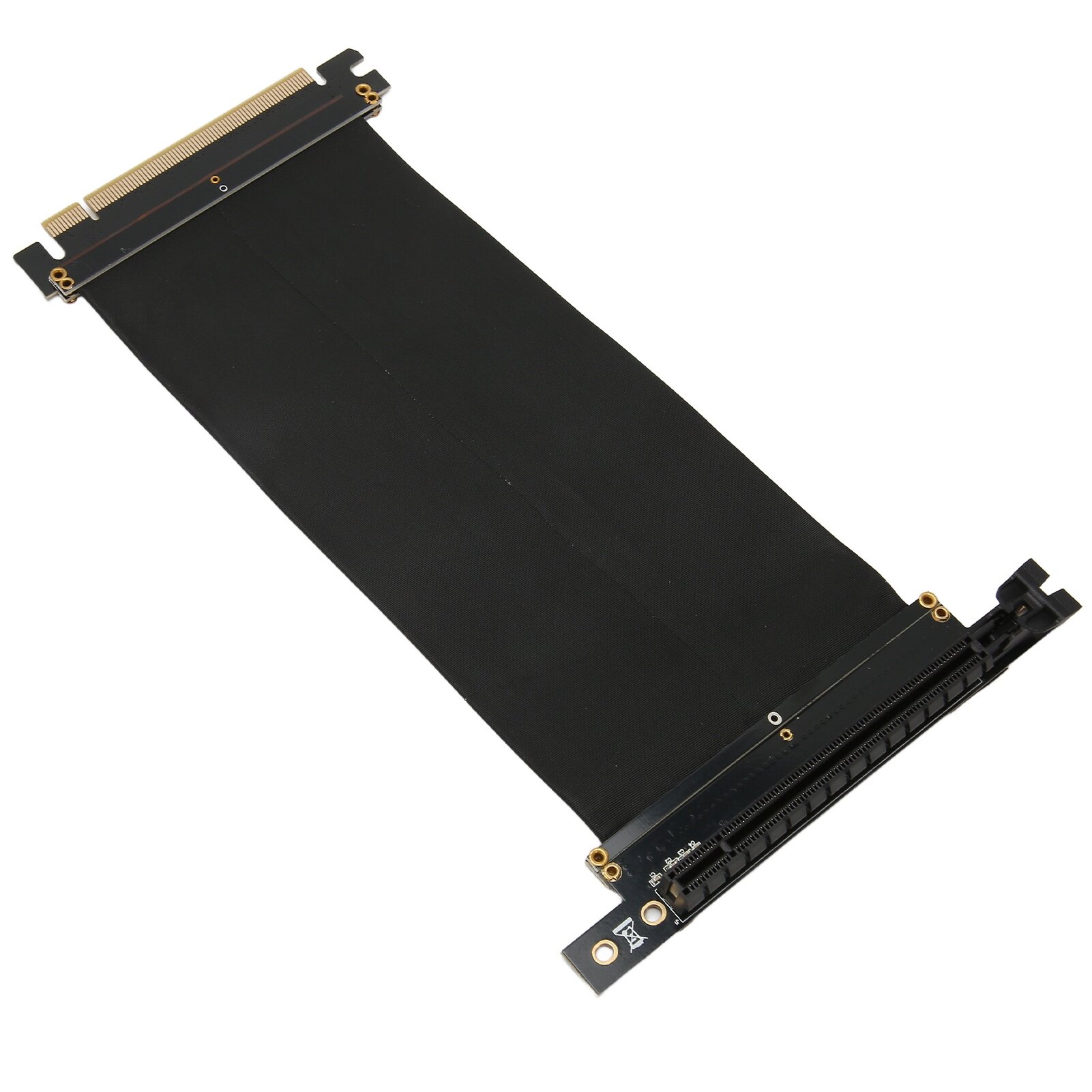 Удлинитель PCIE 3,0 X16, 128 Гбит/с, прямоугольный экранирующий удлинительный кабель графического процессора с защитой от электромагнитных помех для GTX1080 GTX1080Ti RTX2060