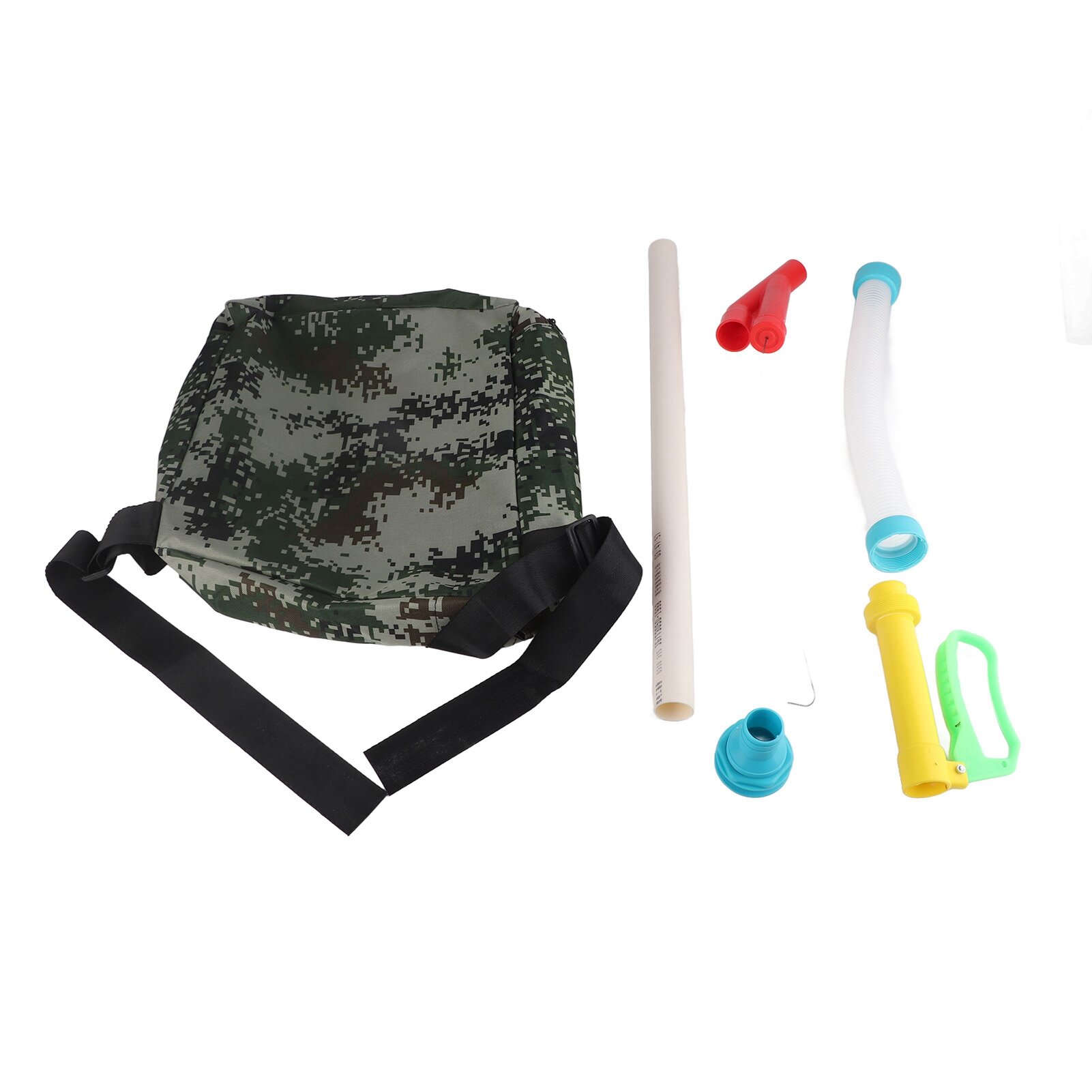 Сеялка для фасоли с гибкой ручкой, ручной разбрасыватель удобрений с мешком, для сельскохозяйственных культур, фруктовых деревьев.