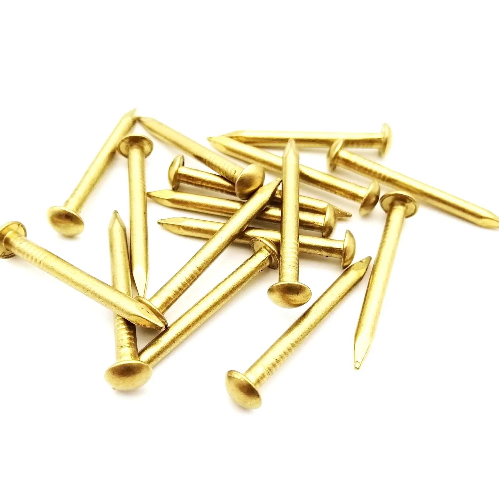 Мини-гвозди из меди и латуни HZYUEGOU 100pcs 1.2x10mm