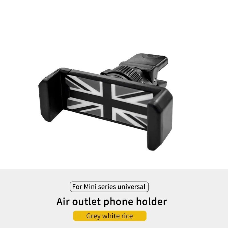 Для Mini Cooper R56 R55 R60 F56 F54 F55 F60 Countryman Clubman держатель мобильного телефона зажим автомобильный GPS кронштейн зажим сменный зажим Grey white rice flag