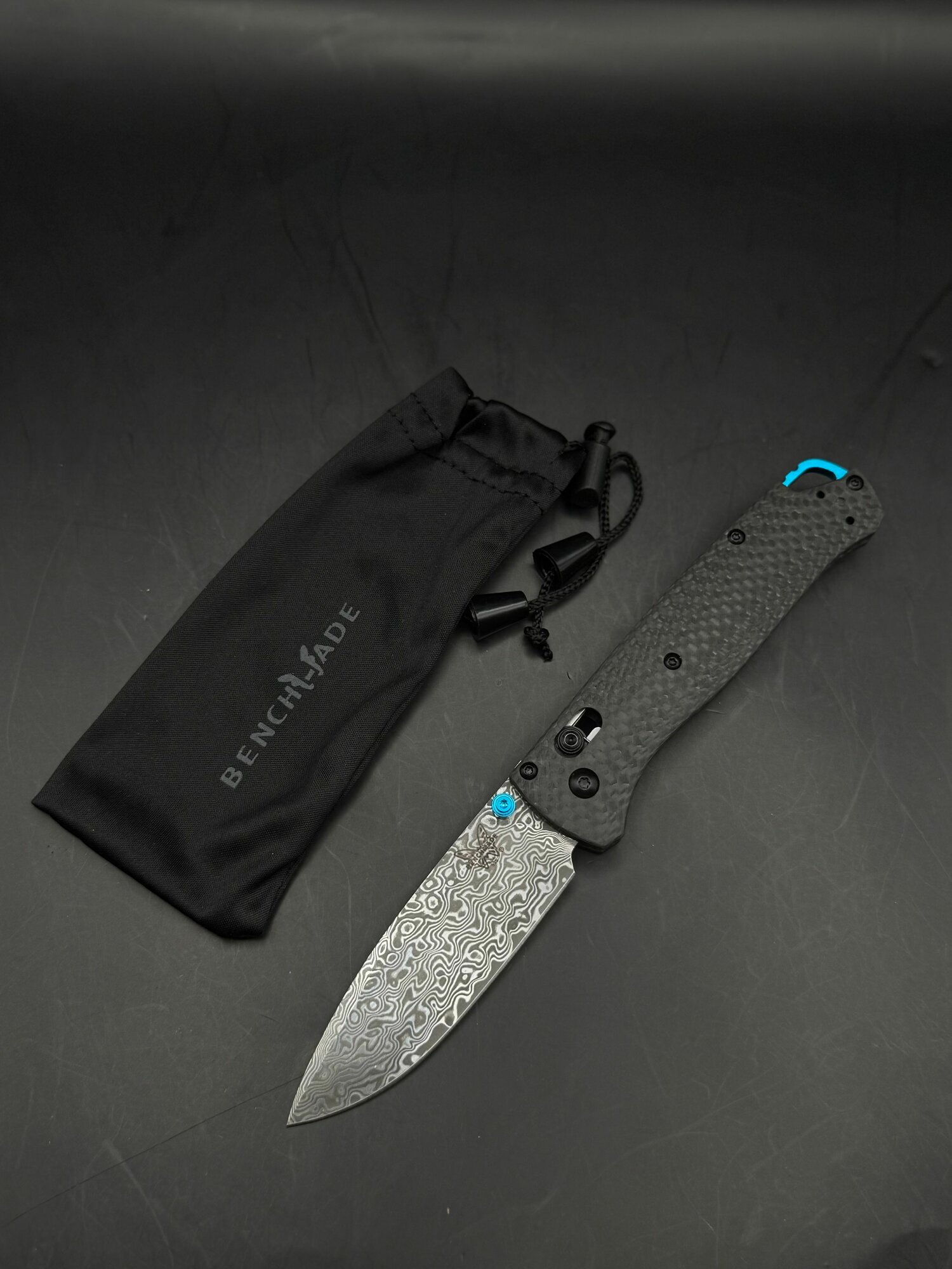 Нож складной туристический Benchmade Bugout 535 Дамаск