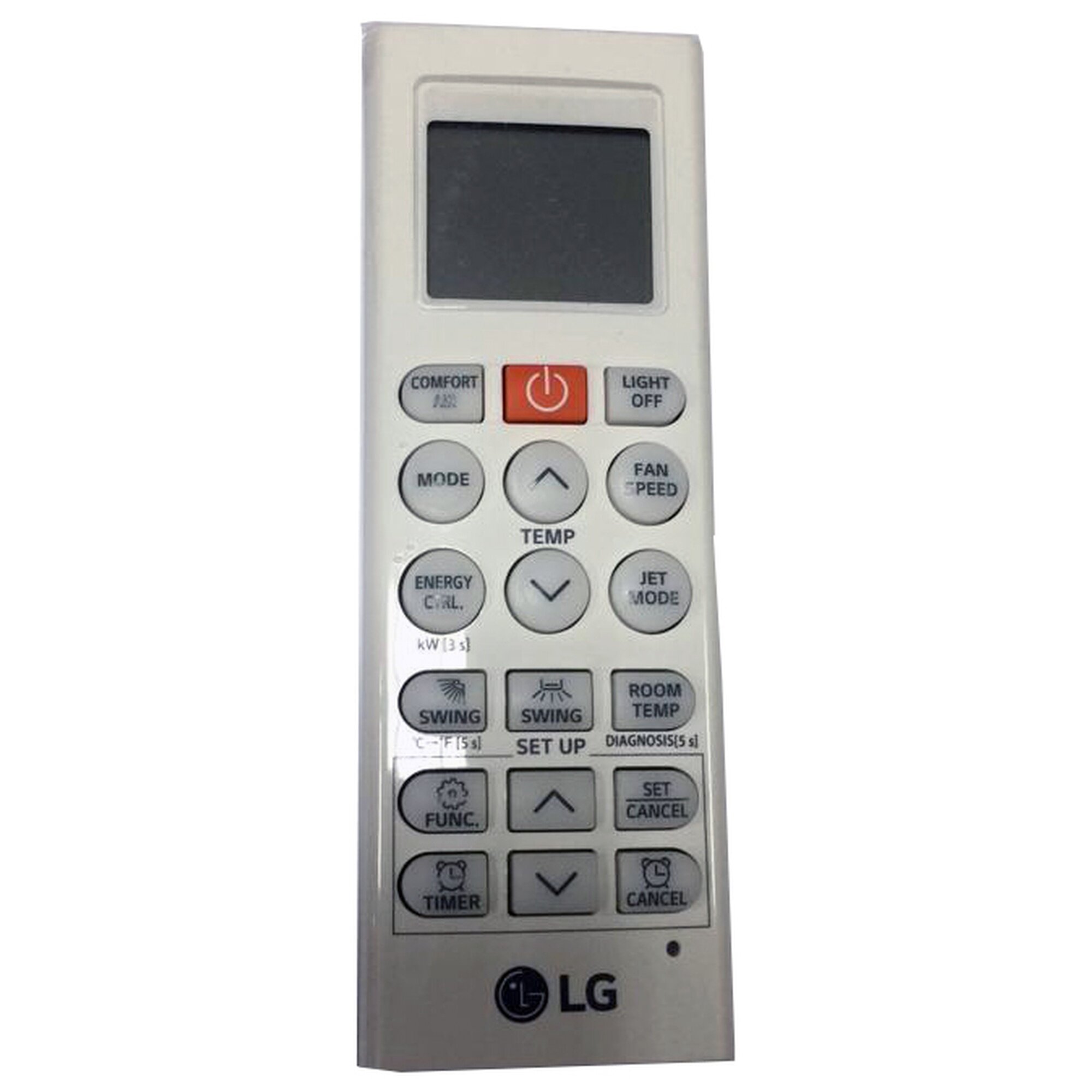 Пульт ДУ LG AKB74955603/AKB74955602, для кондиционера LG AM09BP, белый