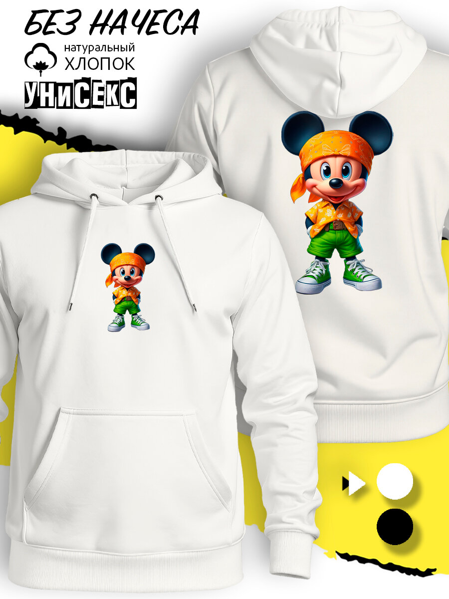 Худи Толстовка свитшот с Микки Маусом Mickey Mouse