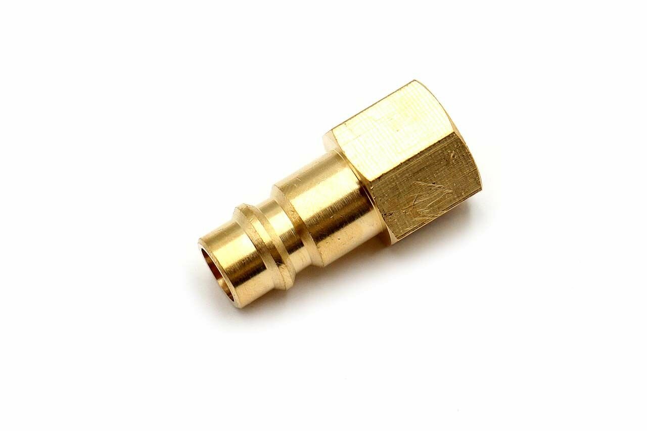 Пневмофитинг латунный БРС PF 1/4 "Папа" + внутренняя резьба (Евро)