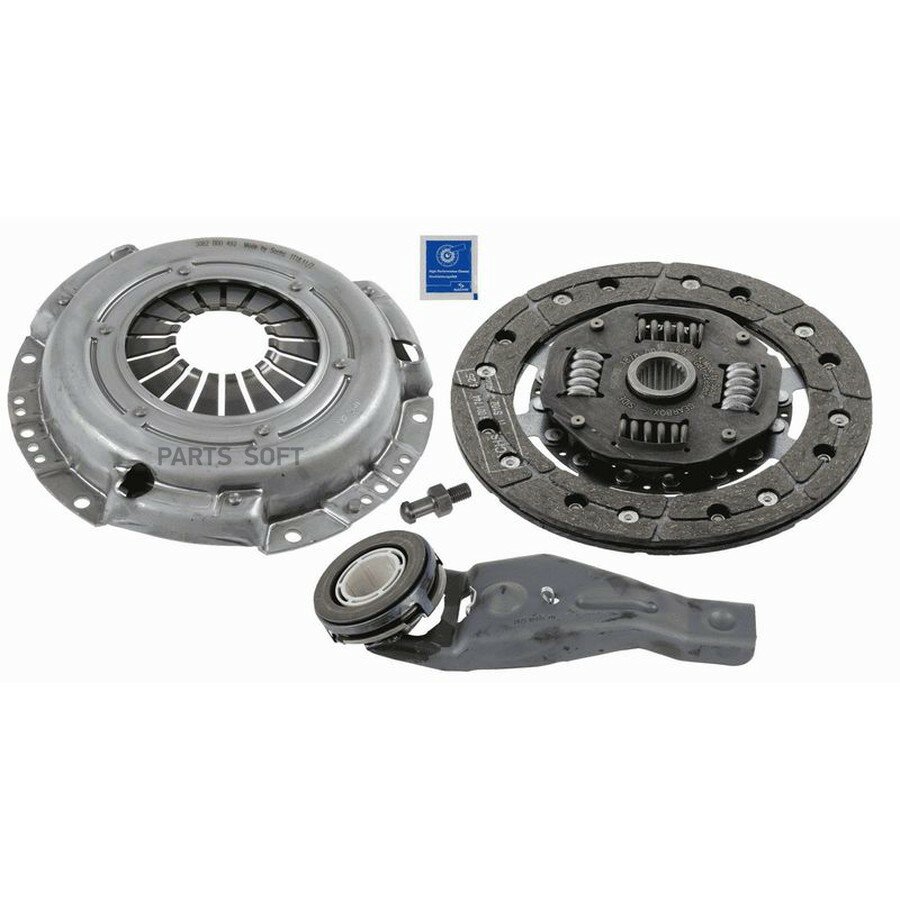 Сцепление к-т MAZDA 3 1.4/1.6 03> от официального дистрибьютора, SACHS, артикул 3000951008