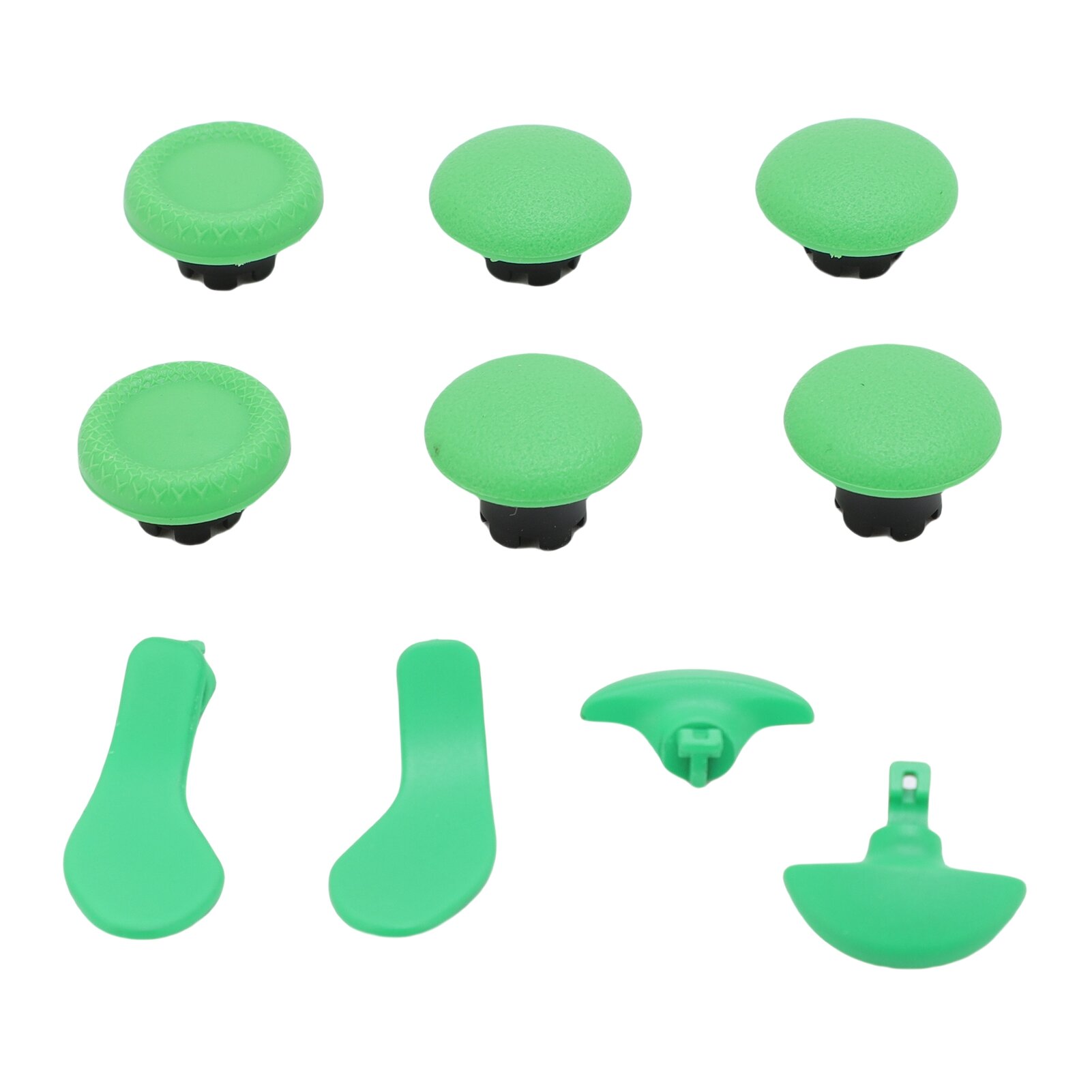 Game Controller Grip и Paddle 6 замены пальца ручки 2 рычага и 2 половины купола Back Beddles Green