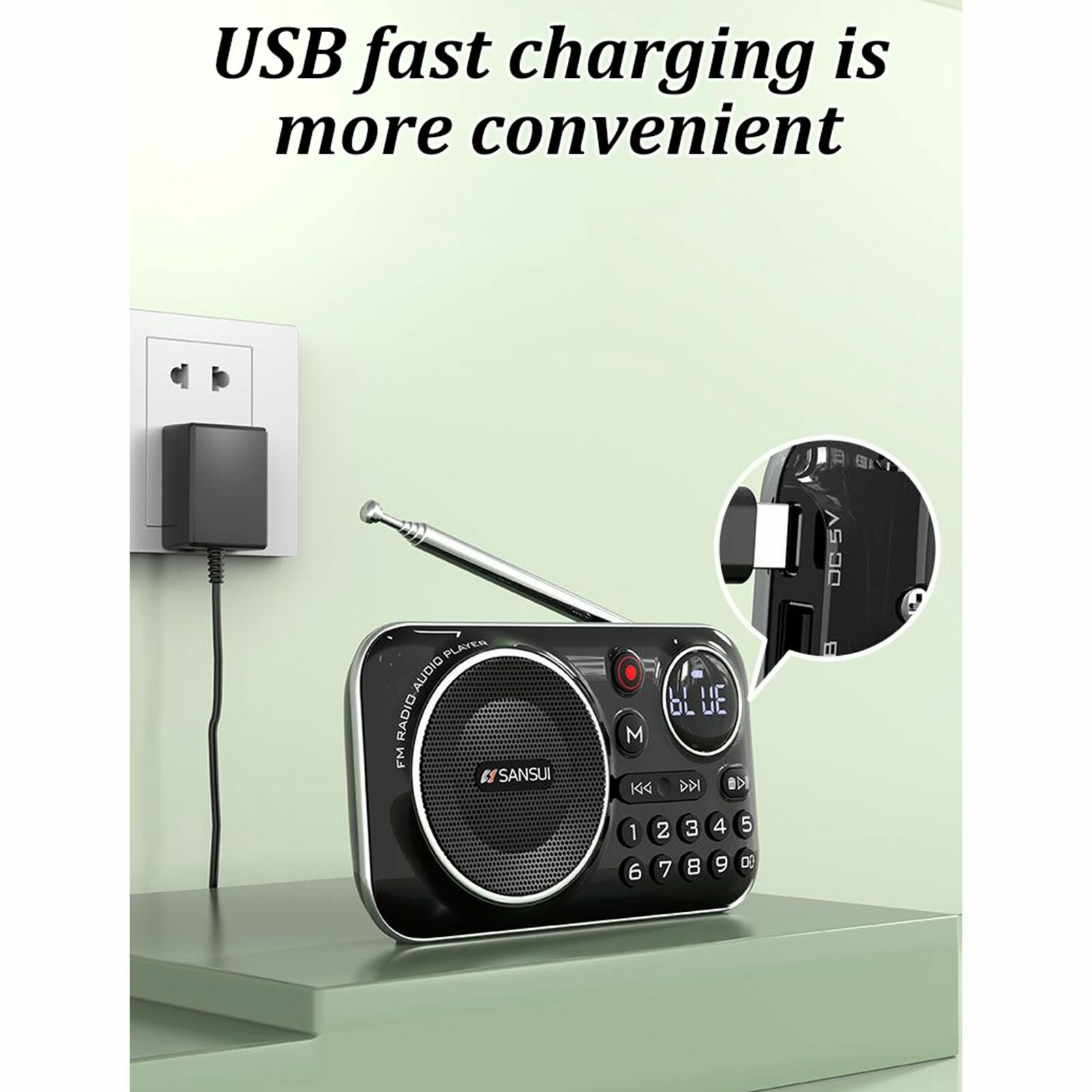 Подарочный FM-приемник Gift F21 для ударной версии BLE50