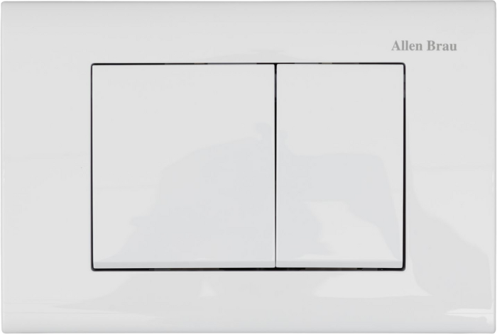 Кнопка смыва Allen Brau Liberty 9.20002.20 белая глянец