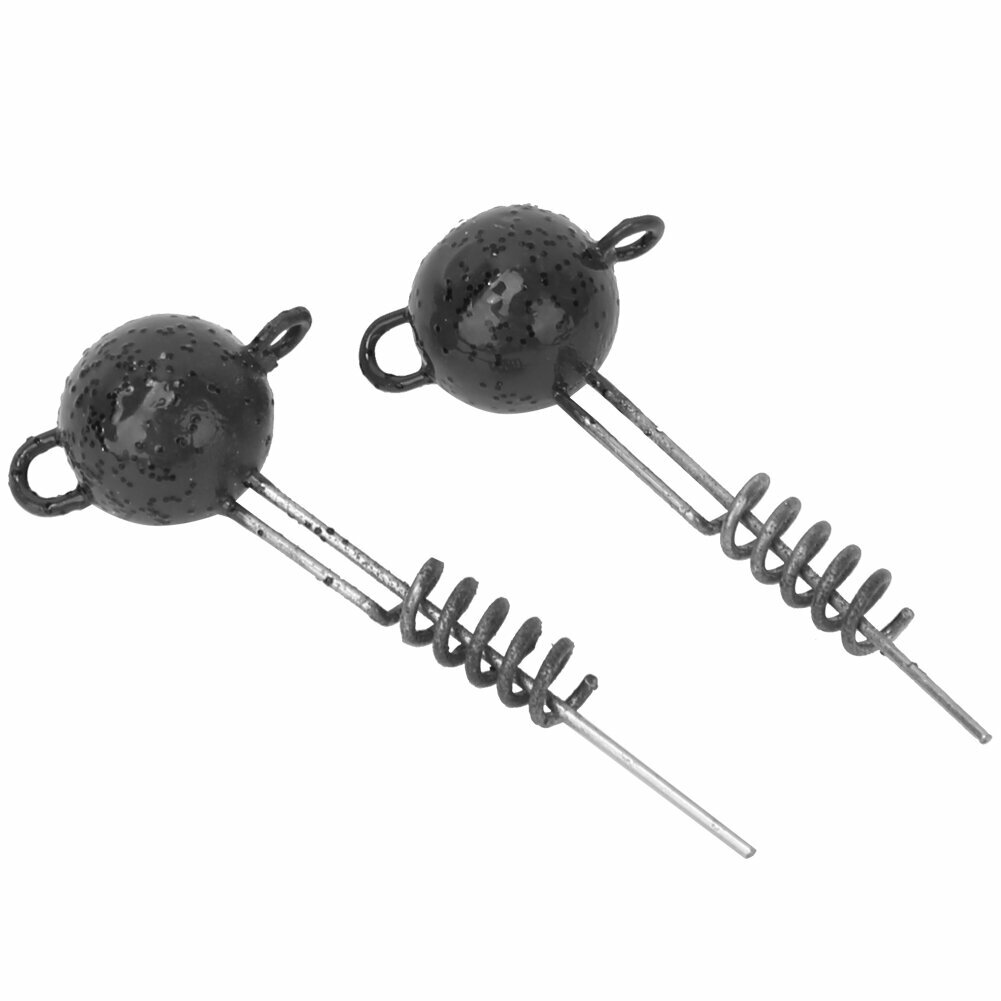 2 шт. 10G/20G/30G/50G винтовые фиксаторы для джиг-приманок, мягкие грузила, рыболовные приманки, инструменты для наживки, аксессуары
