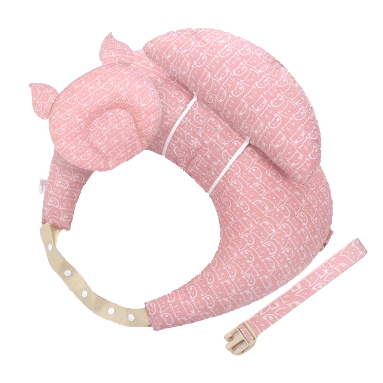 Многофункциональная подушка для кормления, регулируемая по высоте, машинная стирка, эргономичная подушка для кормления грудью для мамы и малыша, набор с рисунком кошки.