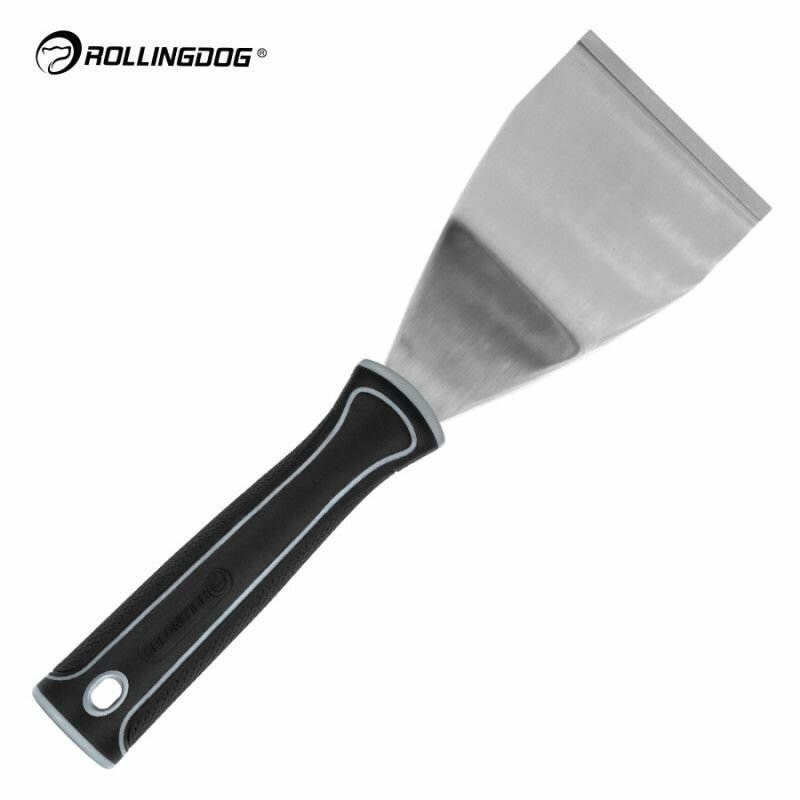 Скребок изогнутый Rollingdog 3" (75мм), защелка/конус, арт.50446