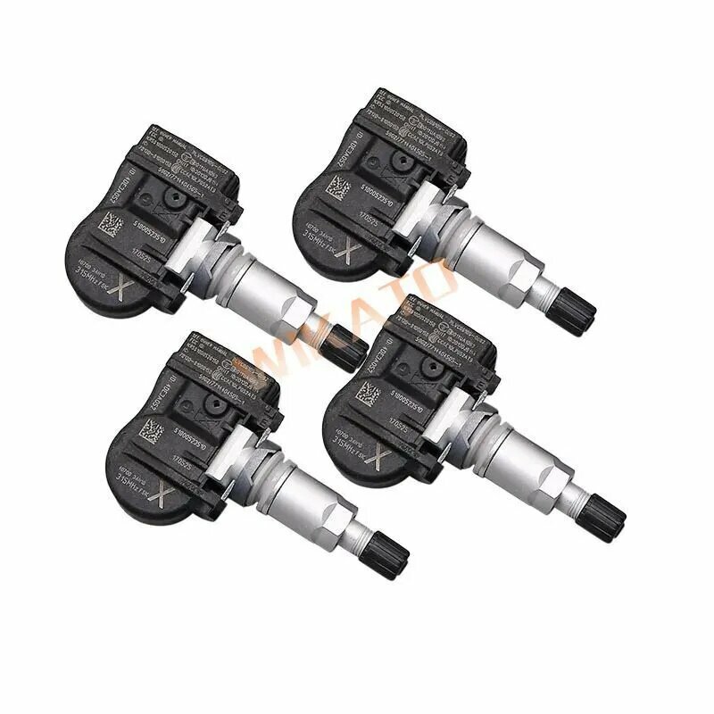 Датчик давления в шинах 4 штуки 40700-3AN1B для Nissan Leaf 2014, 2015, 2016 TPMS 407003AN1B 315МГц