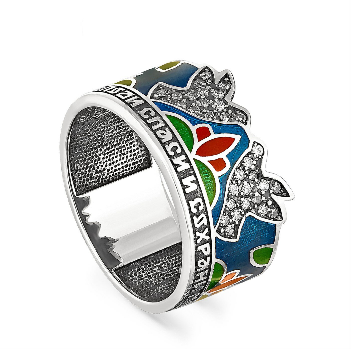 Кольцо, серебро, 925 проба