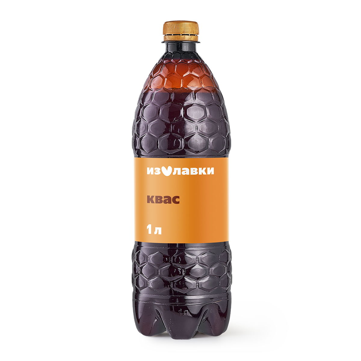 Квас "Из Лавки", традиционный, живой, фильтрованный, 1 л, пластиковая бутылка