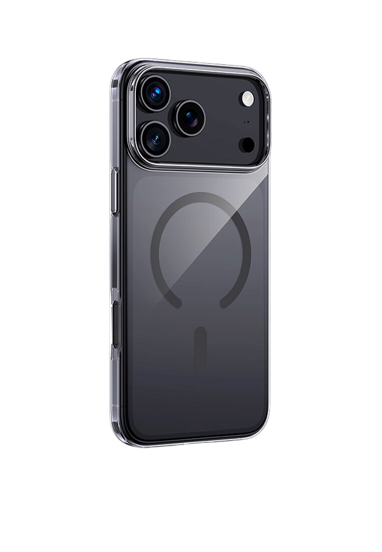 Чехол iPhone 17 Pro Max KEEPHONE X-Crystal MagSafe Не желтеет со временем, ультратонкий корпус толщиной 0,03 дюйм Черный