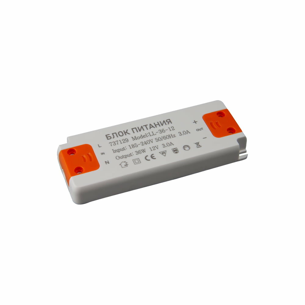 Источник напряжения ShopLEDs Блок питания LL-36-12 (12V, 36W, 3A, IP33)