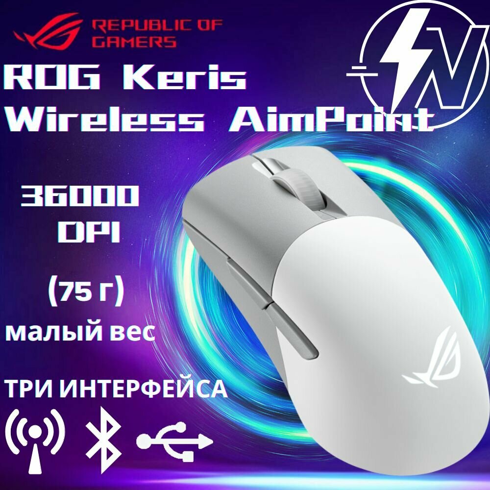 Игровая мышь ROG Keris Wireless AimPoint