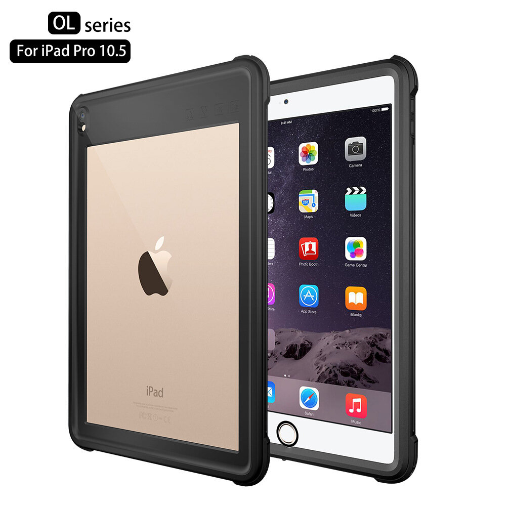 IP68 Водонепроницаемый чехол для iPad Pro 10.5, тонкий легкий прозрачный защитный чехол для плавания и погружения